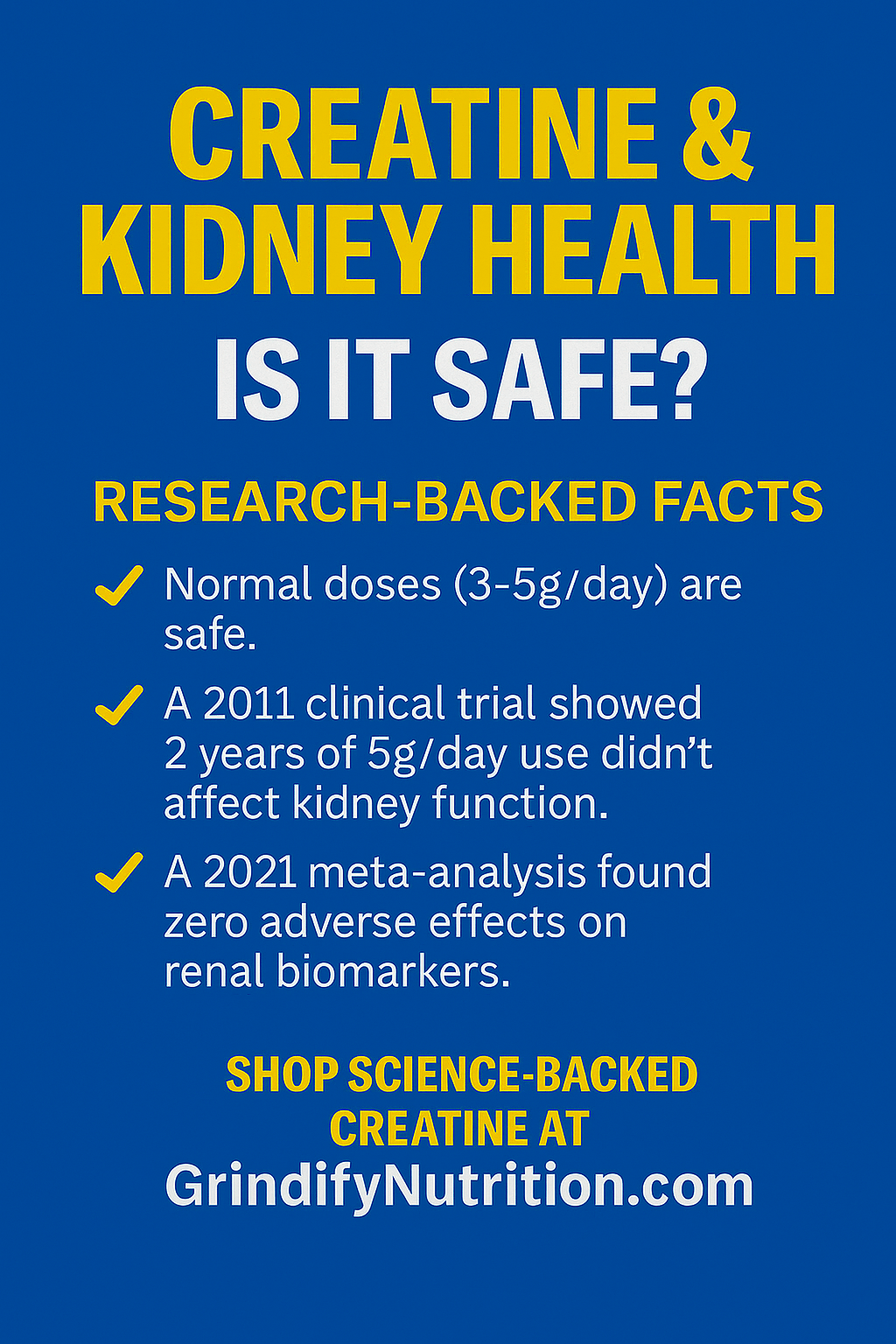 Is Creatine Bad for Your Kidneys? – Grindify Nutrition LLC